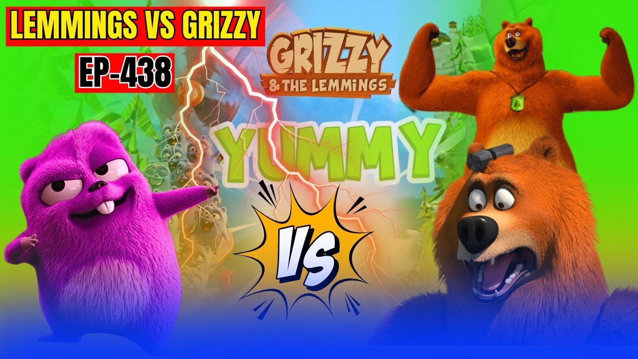 Grizzy VS Lemmings Yummy Run Good Timing Grizzy and Lemmings Yummy Run ...