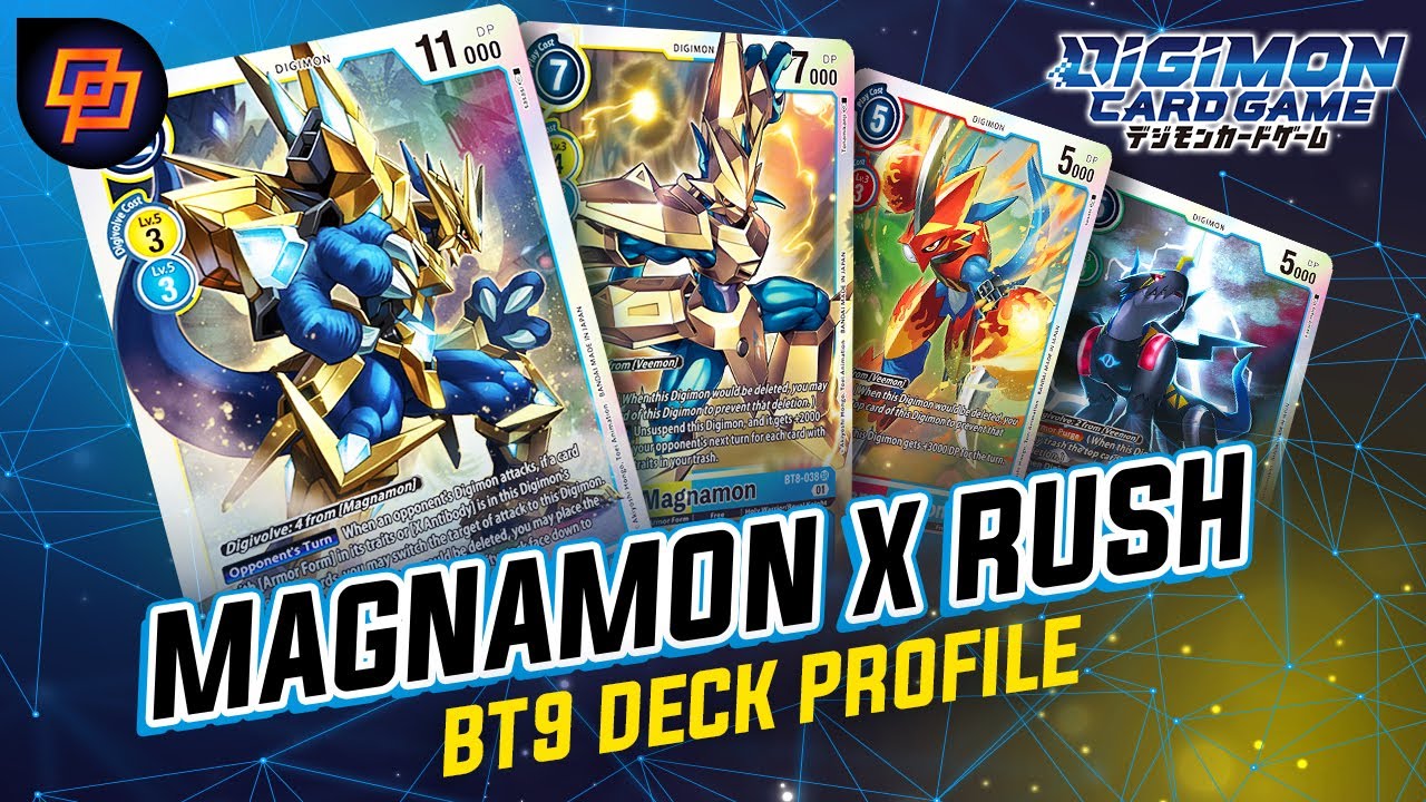 ARMOR RUSH MEJORADO Magnamon X Antibody | BT9 DECK PROFILE - YouTube