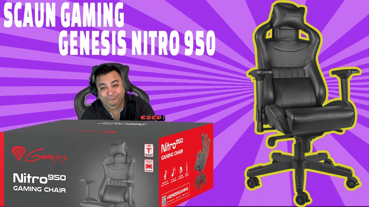 GENESIS Nitro 950 📦💺📦 Scaun de Gaming - [UNBOXING] - YouTube