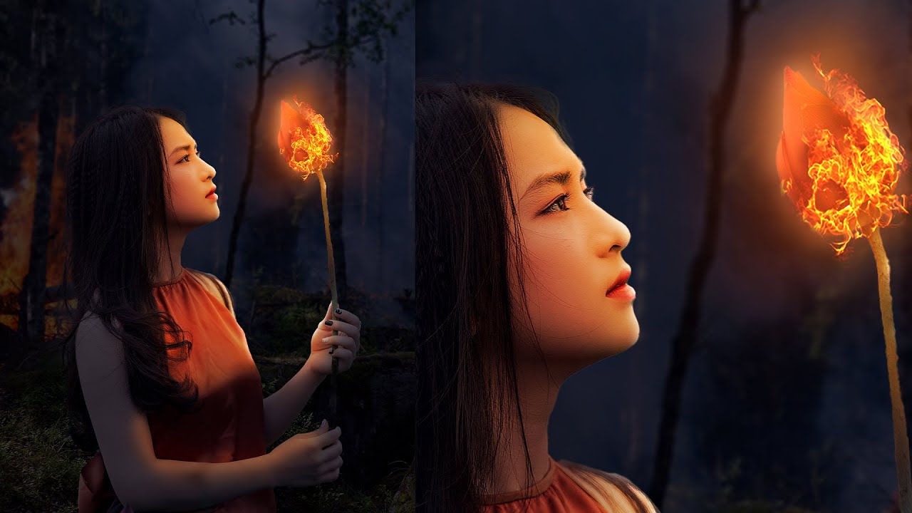 Tutorial Efek Api & Tips Mengatur Cahaya | Adobe Photoshop Indonesia ...