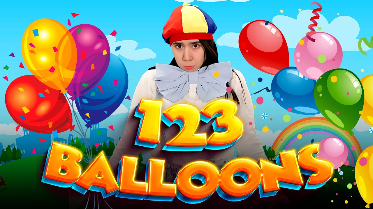 123 Balloons | Kids Songs and Nursery Rhymes | BachaBola - YouTube