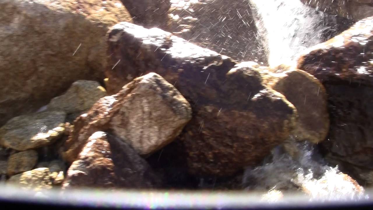 01167 Waterfall at Fourth Recess Lake - YouTube