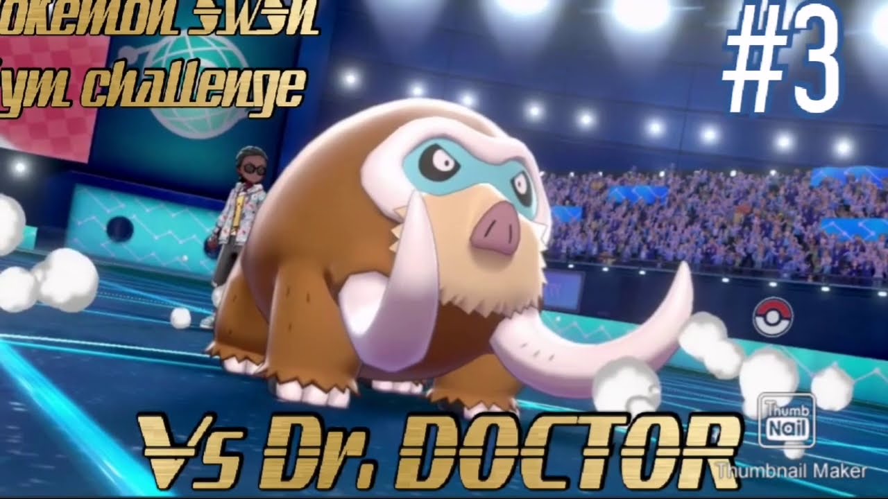 Pokemon SwSh Gym challenge #3 vs Dr. DOCTOR - YouTube