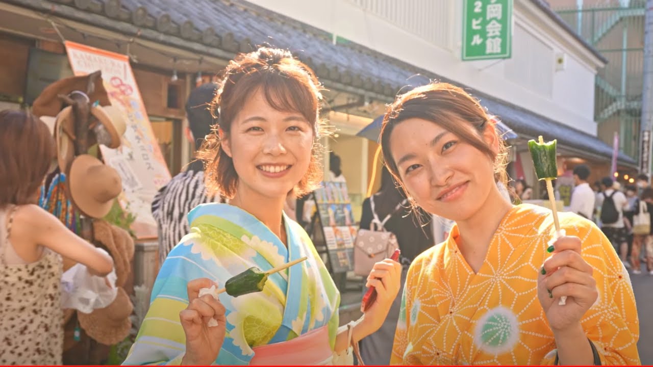 A wonderful day in Japan's romantic town Kamakura with Japanese girls - YouTube