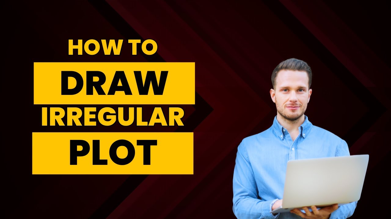 How to Draw Irregular plot in #autocad - YouTube