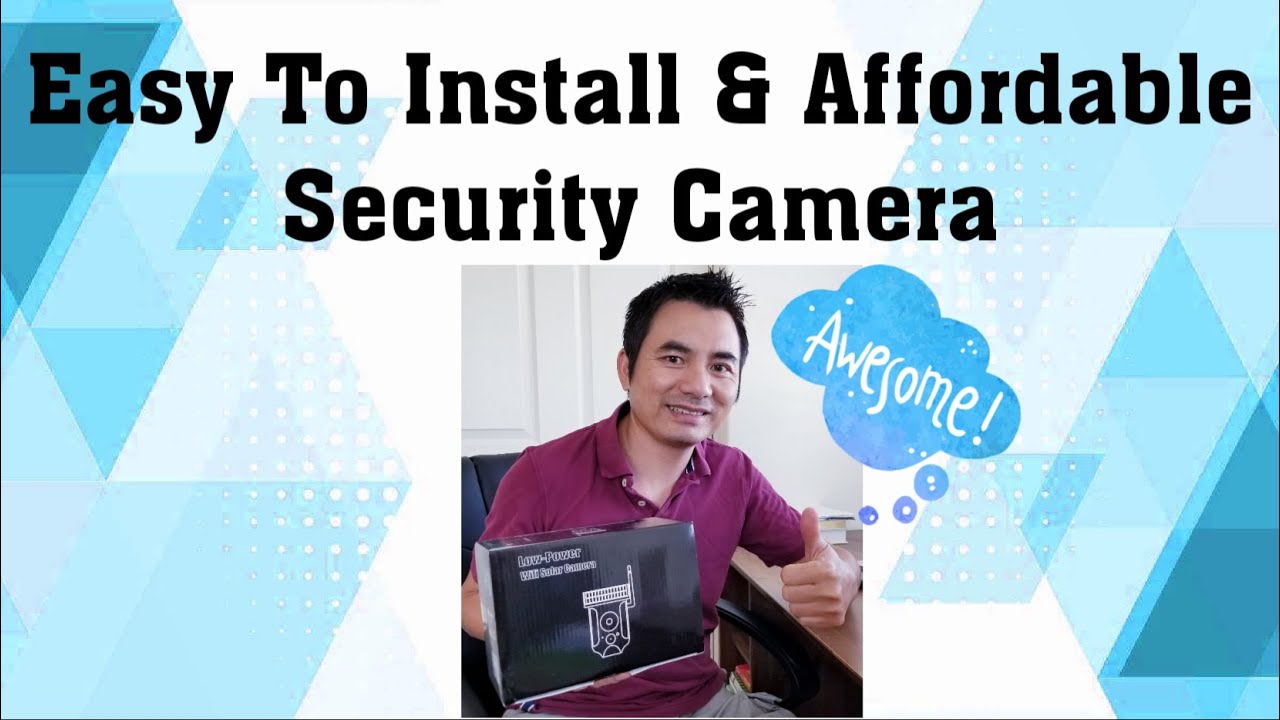 Easy To Install And Affordable Security Camera - YouTube