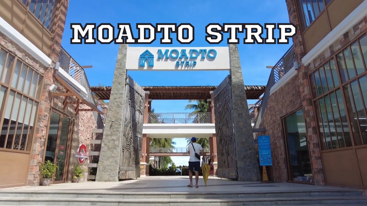 Moadto Strip Panglao, Bohol Walking Tour - YouTube