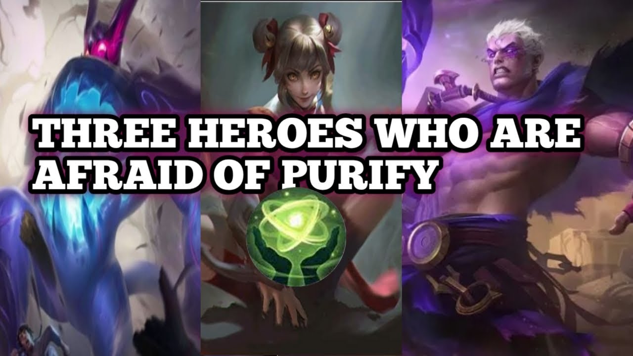 how to use purify spell - mobile legends - YouTube