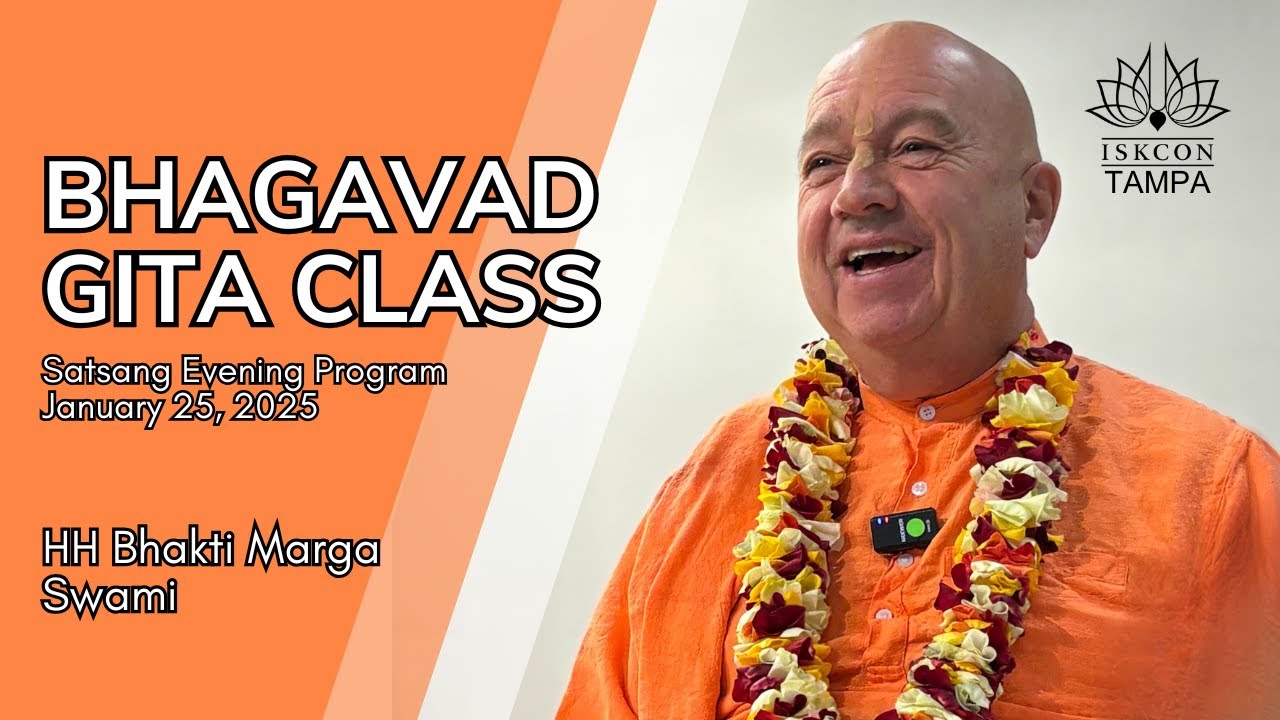 Bhagavad Gita Lecture - Bhakti Marga Swami - YouTube