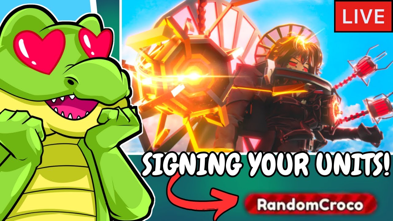 🔴LIVE 2| RNG UPDATE! Roblox TTD SIGNING YOUR UNITS! - YouTube