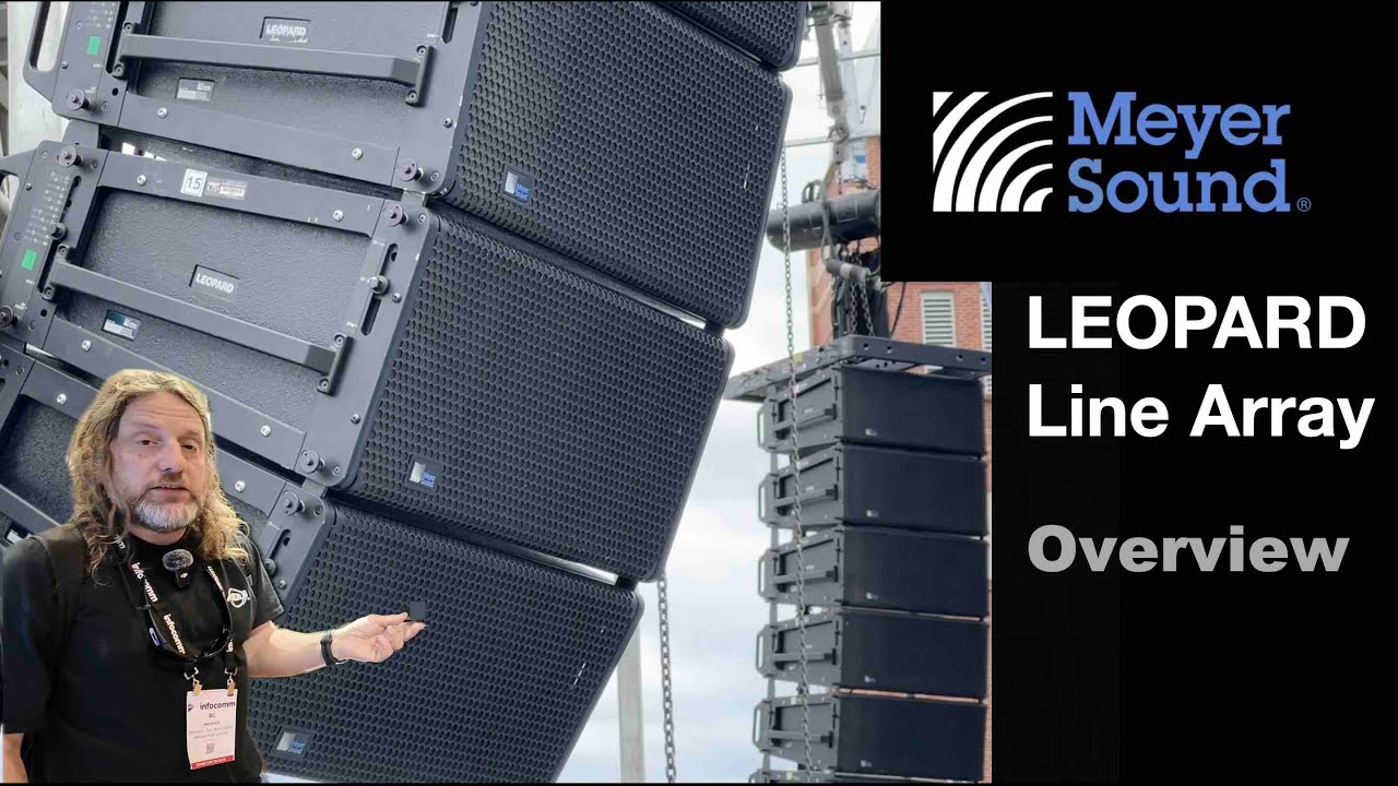 Meyer Sound LEOPARD Line Array - Close Look - YouTube