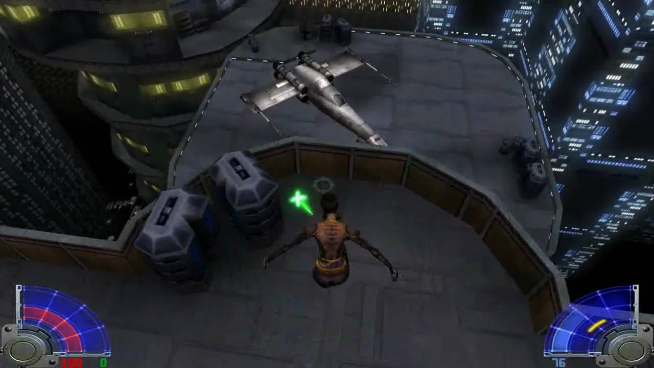 Star Wars Jedi Academy Walktrough Teil 14 Coruscant - YouTube