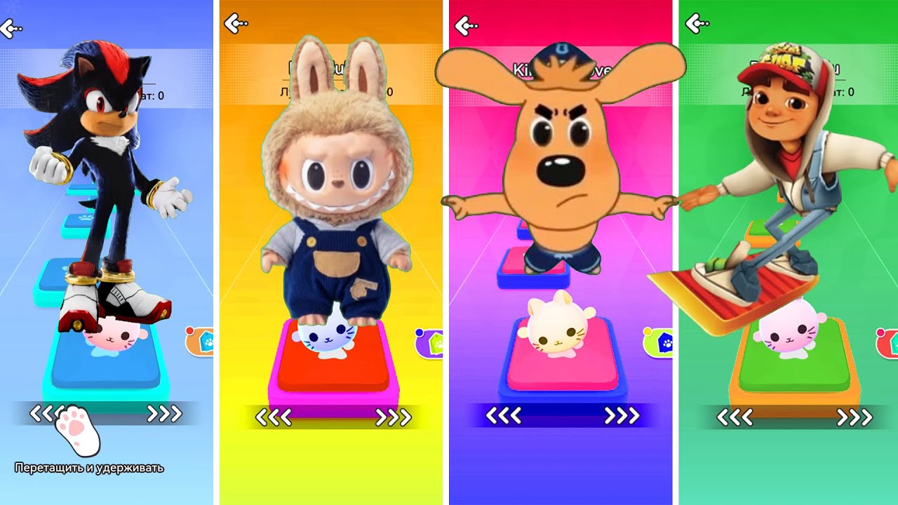 Shadow the Hedgehog🆚Labubu🆚Sheriff Labrador🆚Subway Surfers🐾🐶Who is the ...