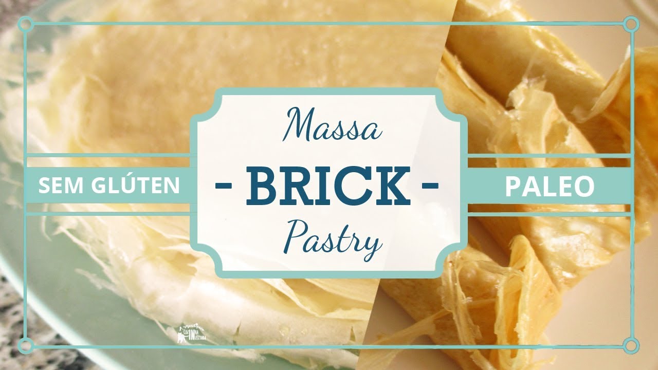 Massa Brick - Brick Pastry (PALEO, Gluten-free) - YouTube
