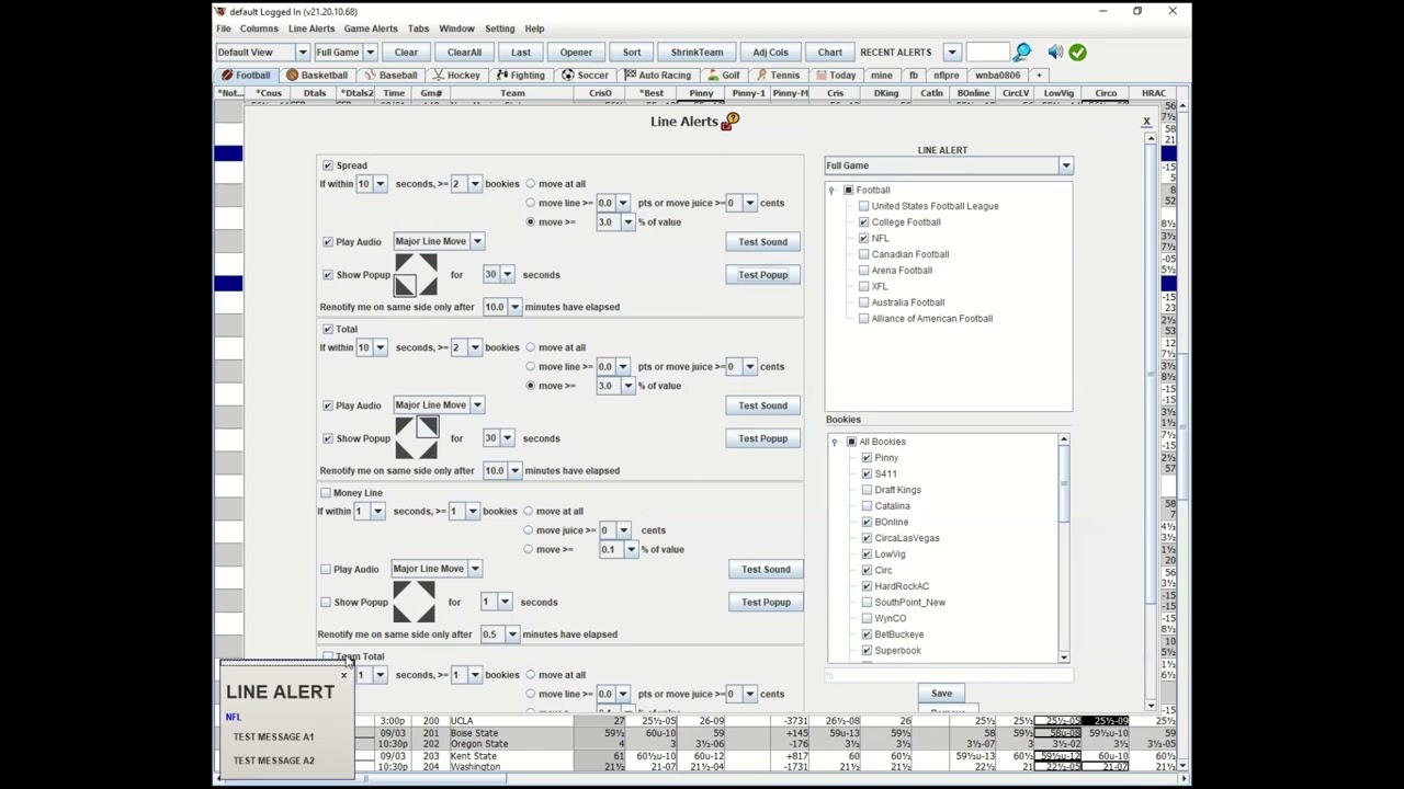 SpankOdds - Line Move Alerts - YouTube