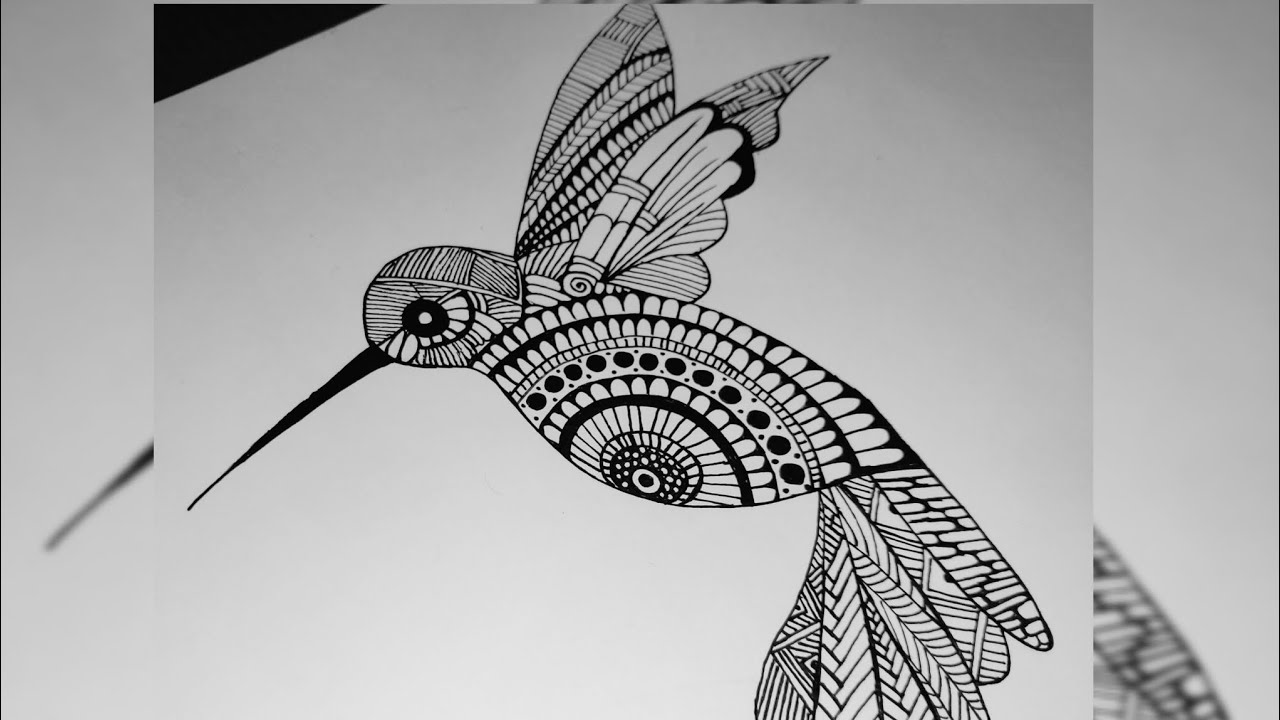 Easy bird mandala art | Bird drawing | Mandala art ideas #mandala # ...