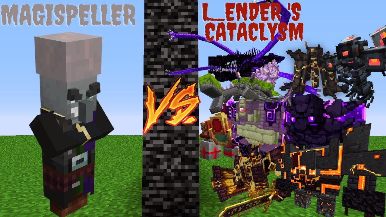 Magispeller VS L Ender 's Cataclysm /Minecraft Mob Battle - YouTube