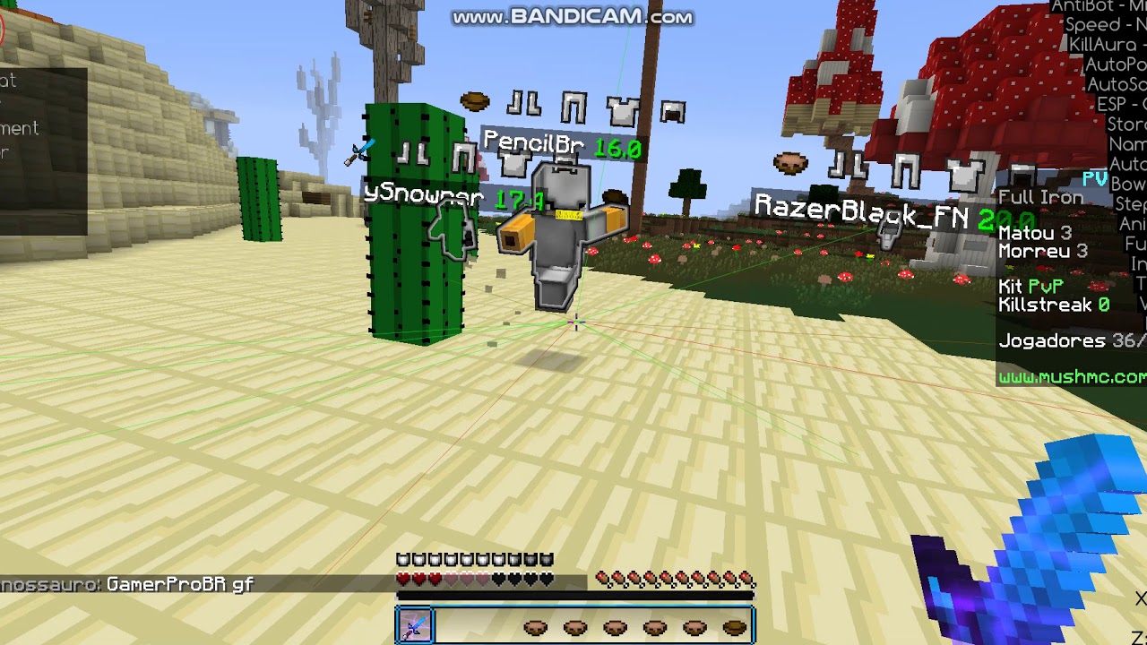 hacking on no anti cheat's server - YouTube