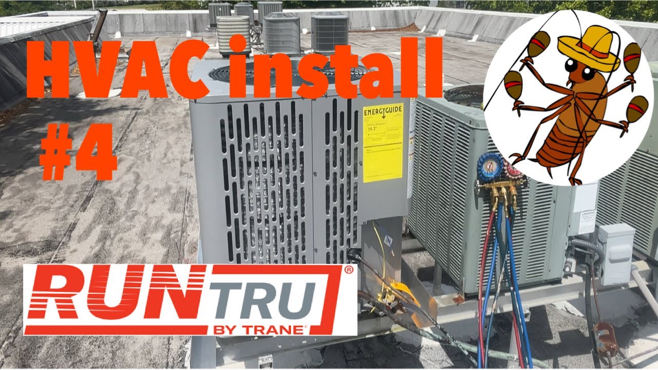 How to Install a RunTru HVAC System on the Roof - YouTube