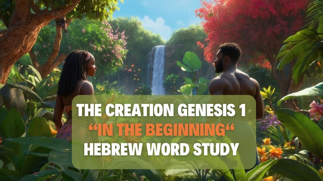 The Animated Bible Story of Creation | Genesis 1 | Hebrew Word Study ...