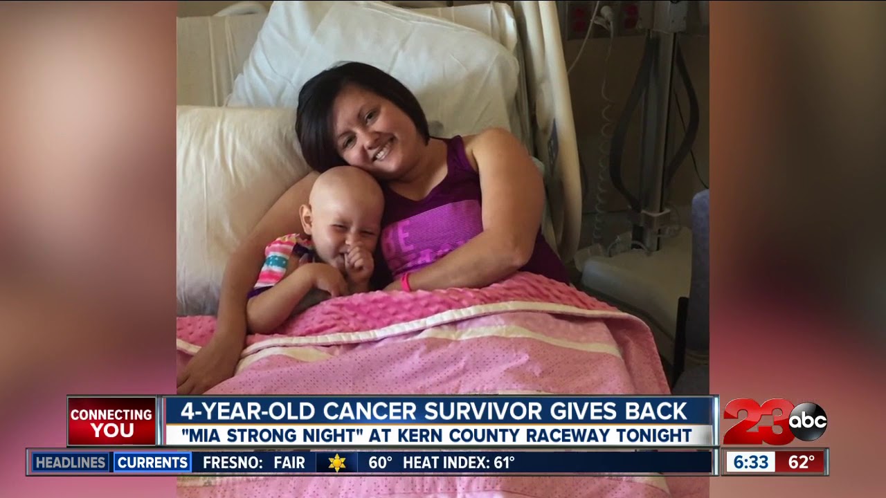 4-year-old cancer survivor giving back to those who need it - YouTube