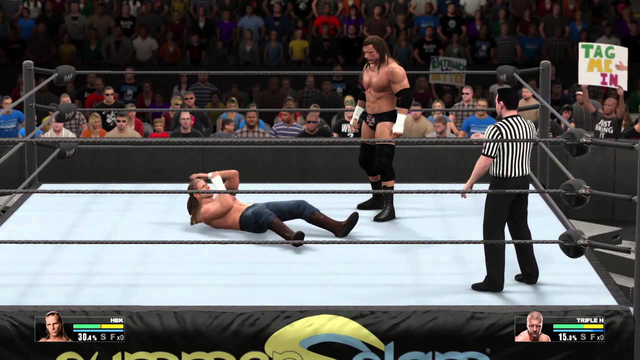 HBK Shawn Michaels Vs Triple H |SummerSlam 2002 - YouTube