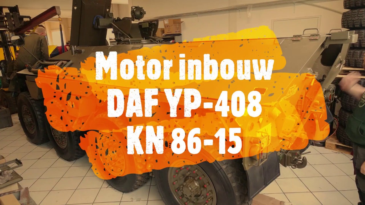 motor inbouw DAF YP408 KN 86-15 - YouTube
