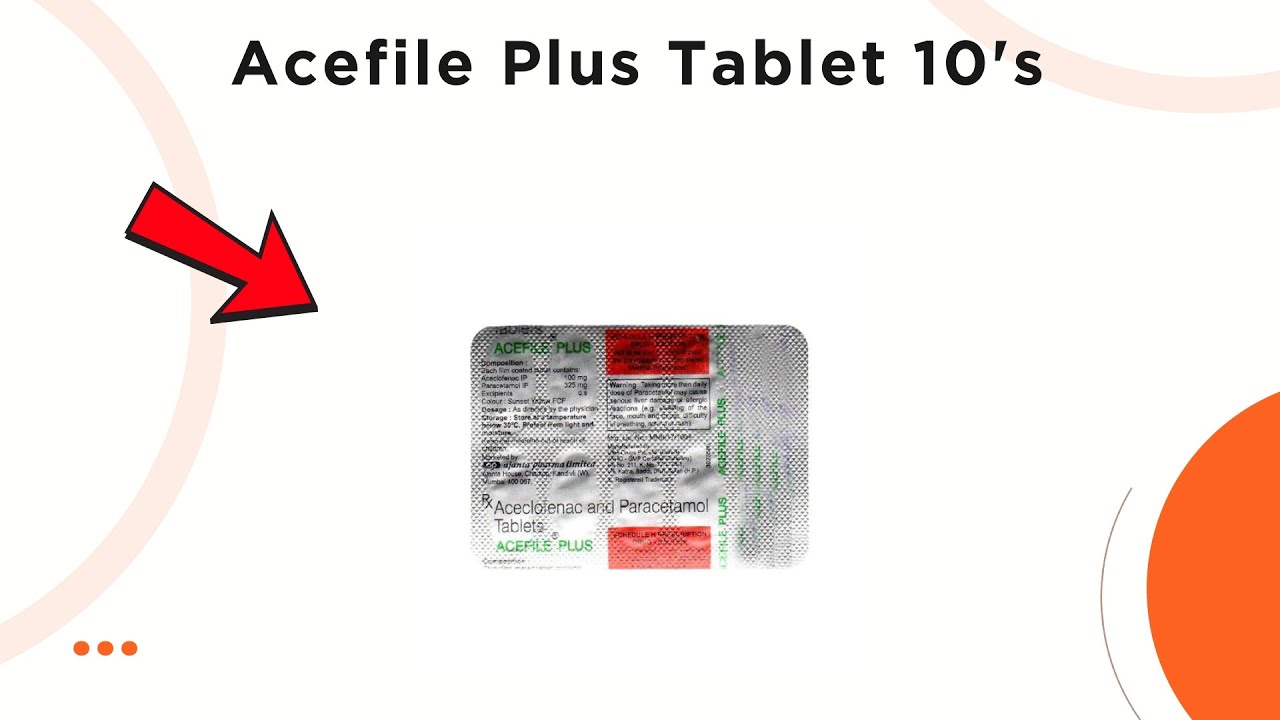 Acefile Plus Tablet Uses | Side Effects & Dosage - YouTube