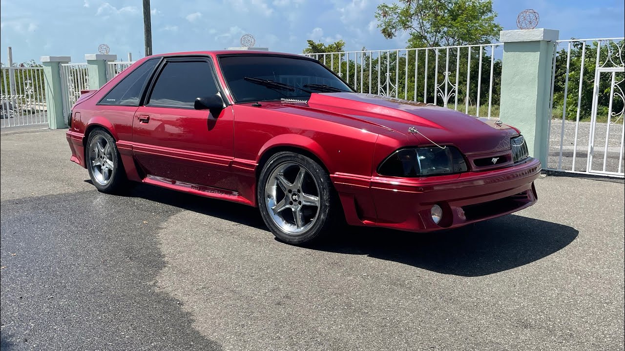 Foxbody Mustang GT Walkaround & MORE || GREY 2V ENGINE BAY RESTORATION ...