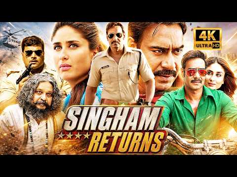 Singham Returns Full Movie 4K 🔥 | Ajay Devgn & Kareena Kapoor | Superhit Action Movie