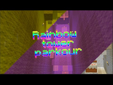 Minecraft||Rainbow Tower Parkour Map 1.8.8 (updated)|| Parkour - YouTube