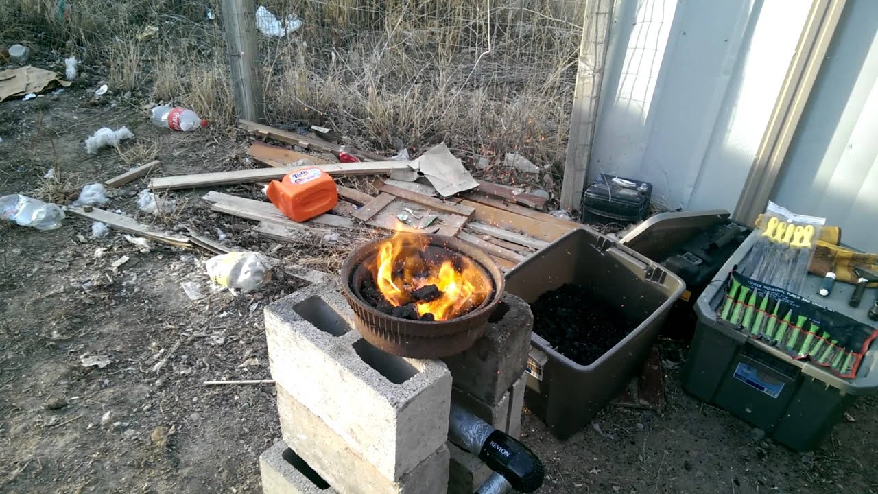 The new forge set-up - YouTube