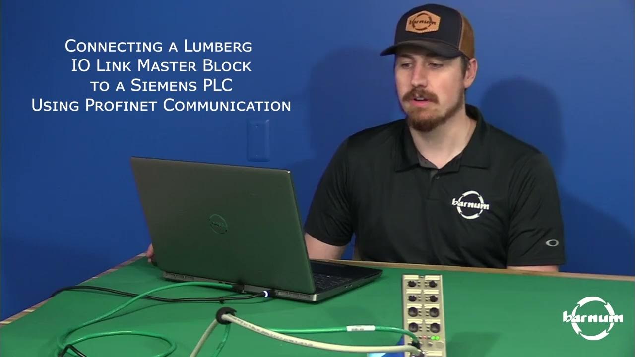 Lumberg IO-Link Master Block to PLC Using PROFINET - YouTube