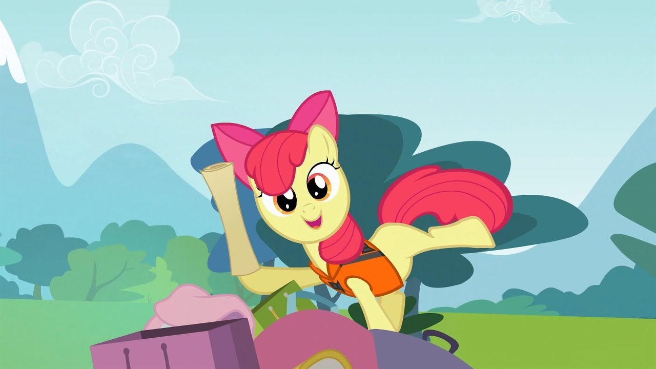 Apple Bloom - Found it! I got the map! Ain't no other pony found a map ...
