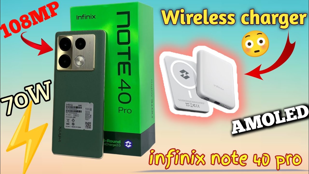 infinix note 40 pro unboxing | 70W fast charger| 24GB 256GB Memory ...