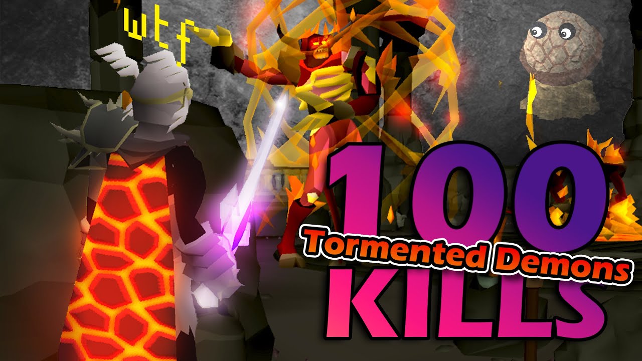 Loot From 100 Tormented Demons | OSRS - YouTube