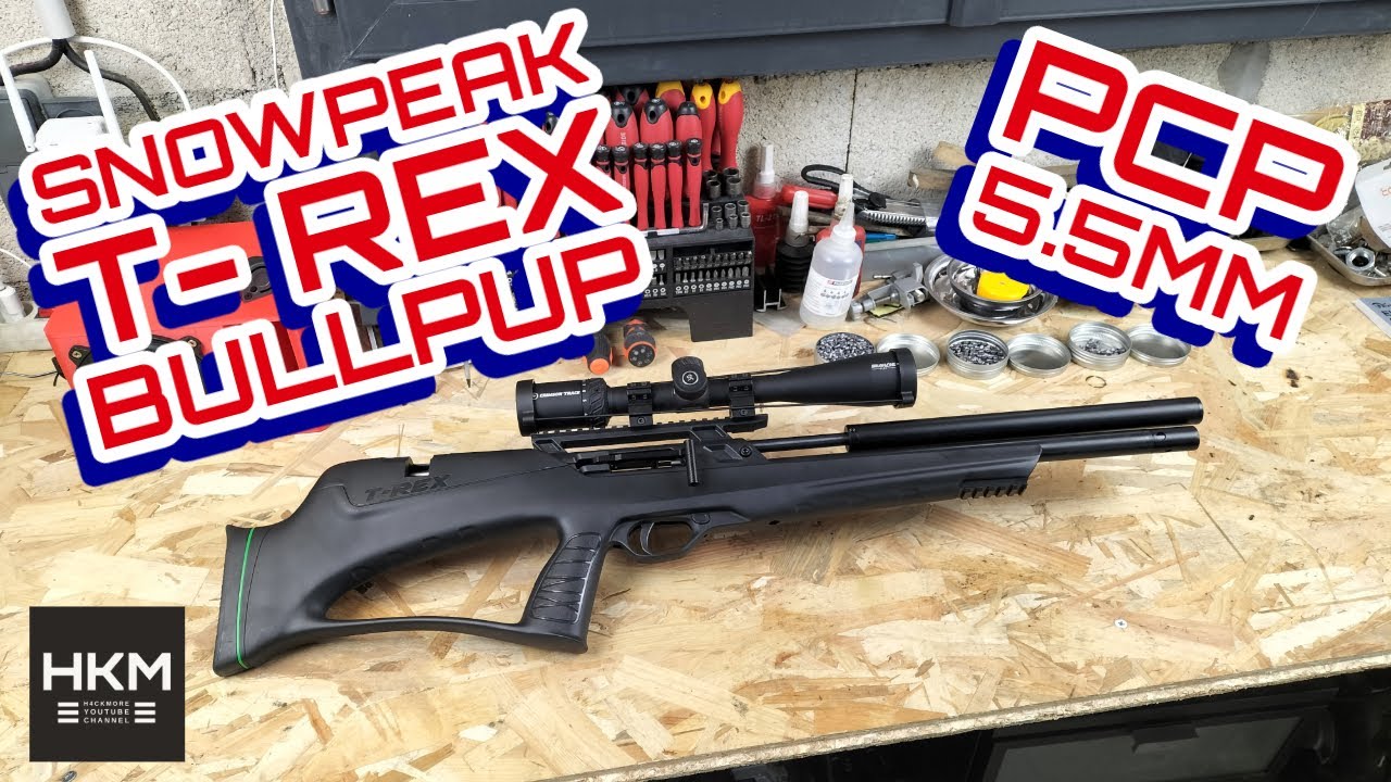 SNOWPEAK T-REX bullpup : calibre 5.5 mm essai complet - YouTube