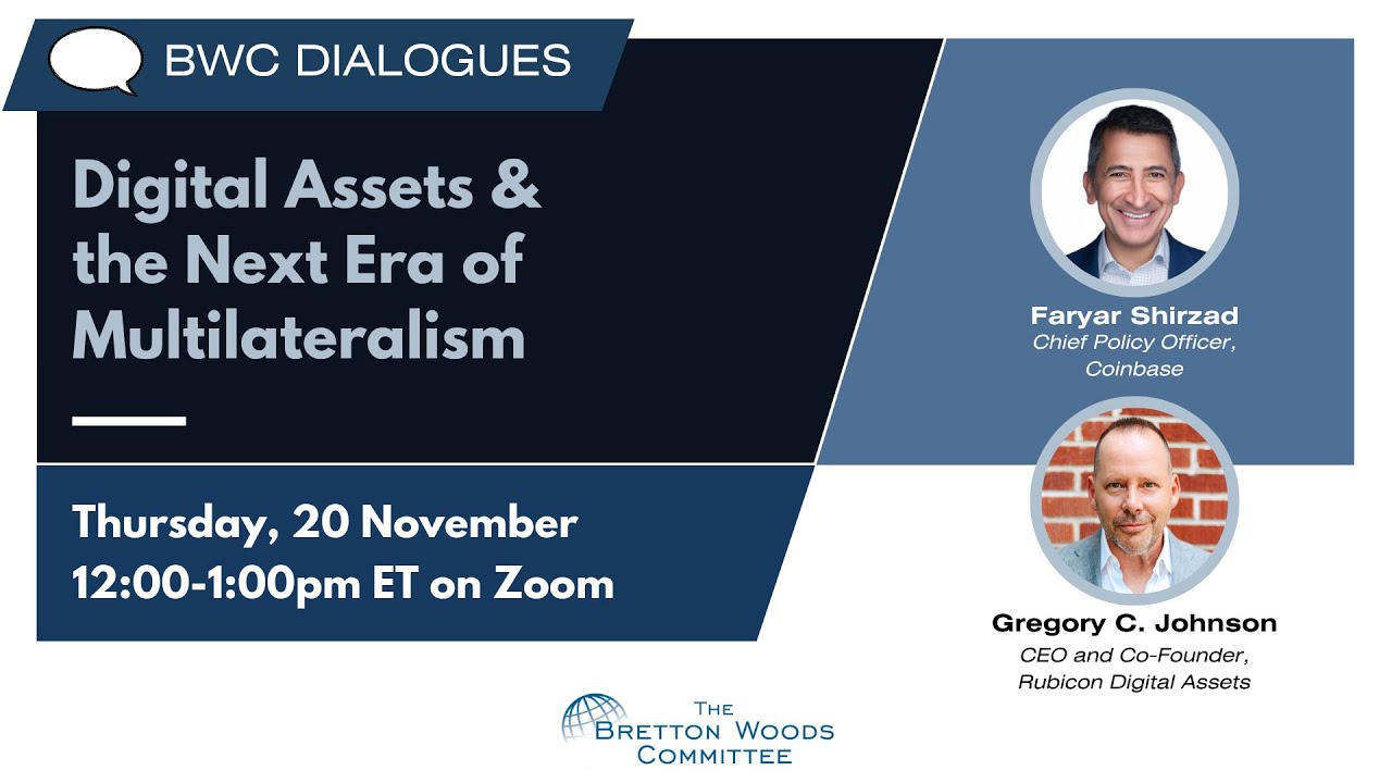 BWC Dialogues: Digital Assets & the Next Era of Multilateralism - YouTube