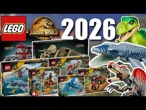 ALLE LEGO Jurassic World 2026 Sets Geleakt! Meine ehrliche Meinung 😳🦖