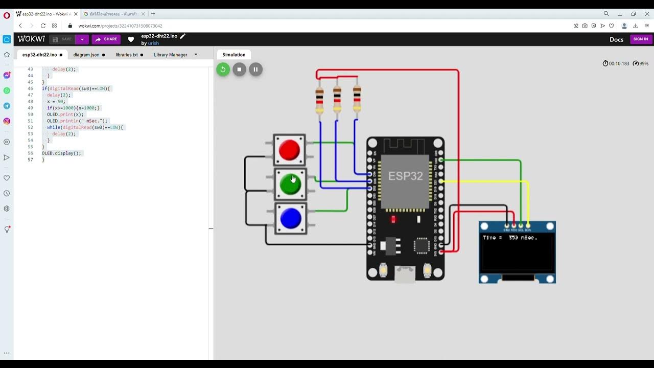 esp32 dht22 ino Wokwi Arduino and ESP32 Simulator Opera 2022 12 06 10 36 02 - YouTube