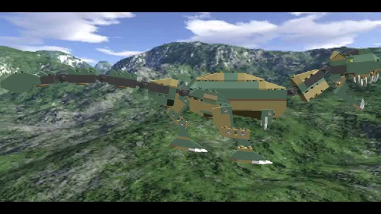 new lego vastatosaurus rex model review - YouTube