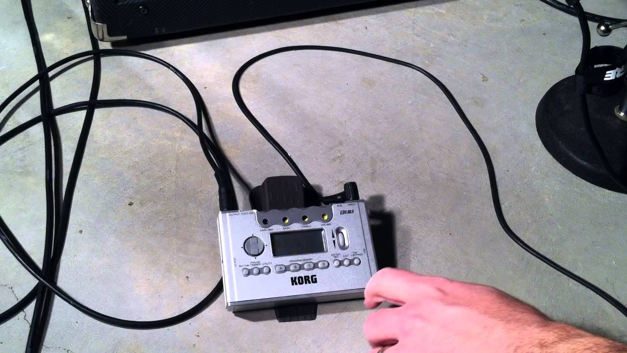 Korg Pandora PX5D (Blackface 1x12) Amp Demo - YouTube