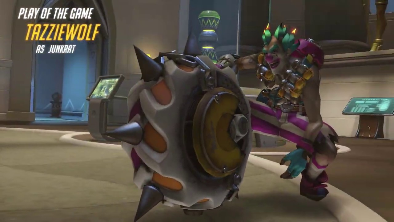 Overwatch Junkrat POTG Hog Boop - YouTube