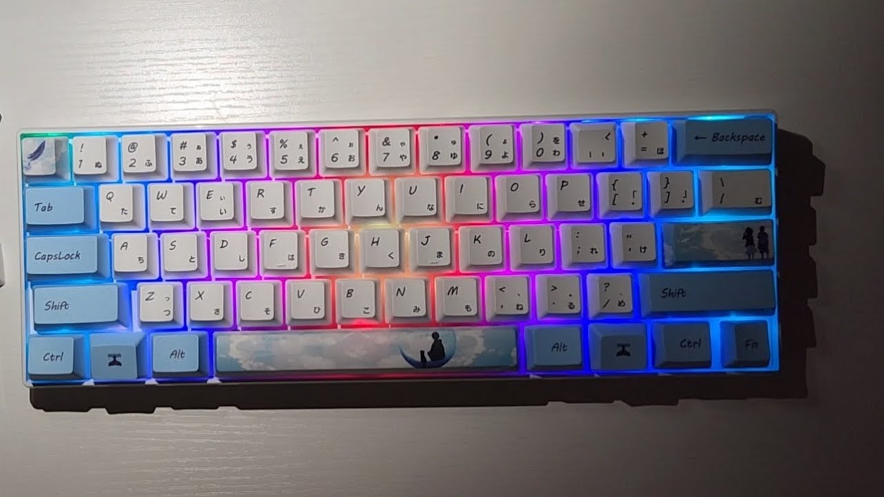 Rk61 Mechanical Keyboard Etsy customed keycaps (unboxing) - YouTube
