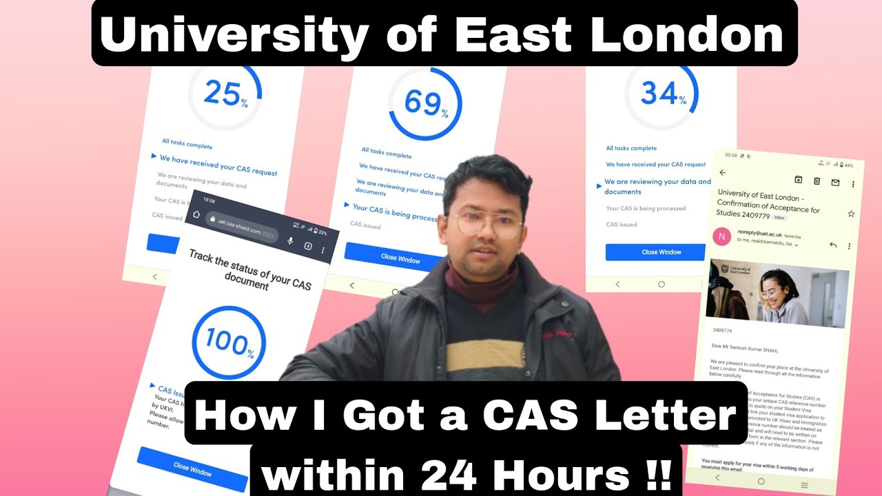 How I Got My CAS Letter From University of East London Within 24 Hours ...