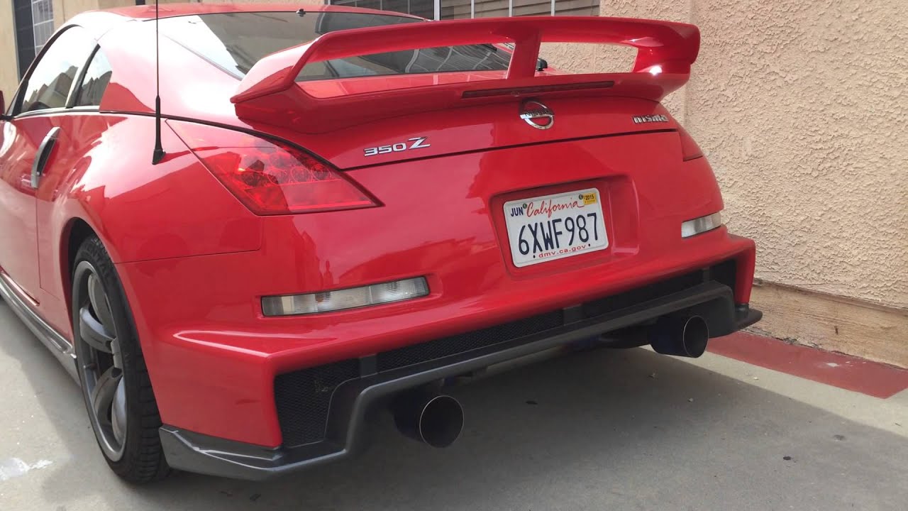 350z amuse r1 exhaust - YouTube