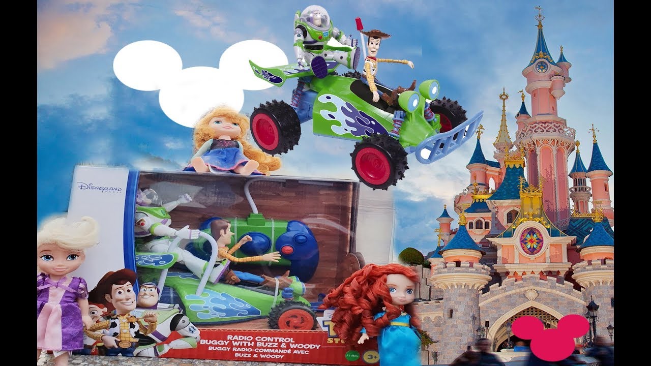 Toy Story unboxing at DISNEYLAND! RC remote control car - at sleeping ...