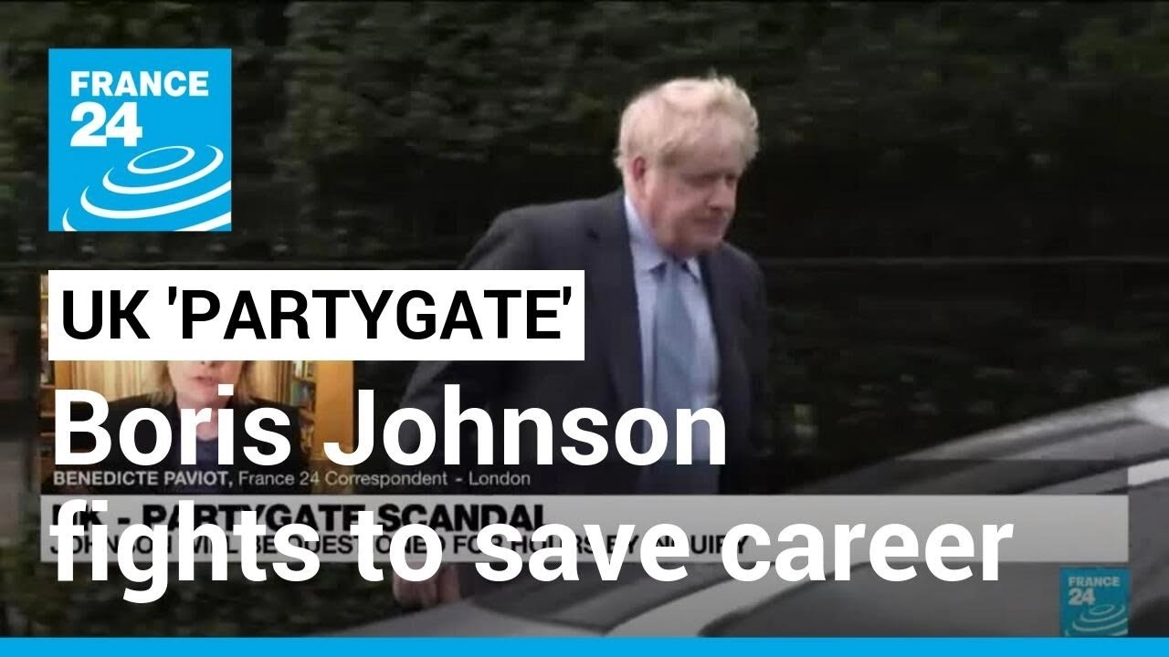 'Partygate': Boris Johnson fights to save career in hearing over lockdown parties • FRANCE 24 ...