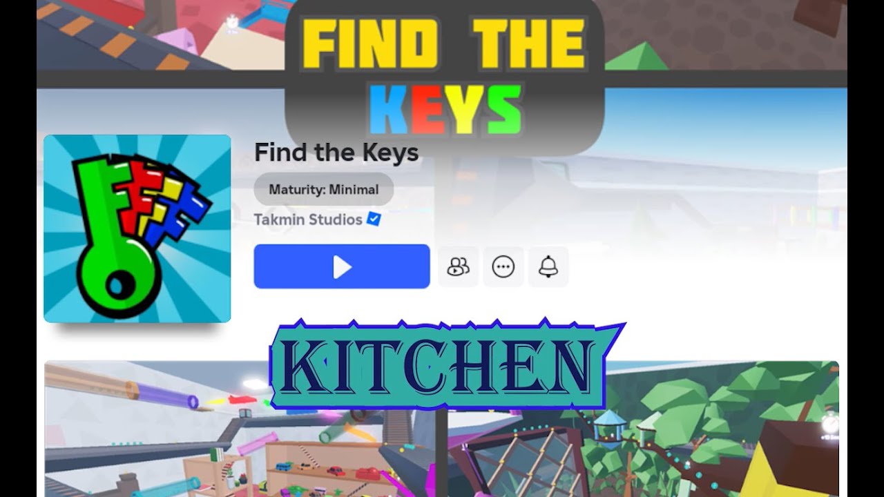 [Roblox] Find The Keys - Kitchen - YouTube