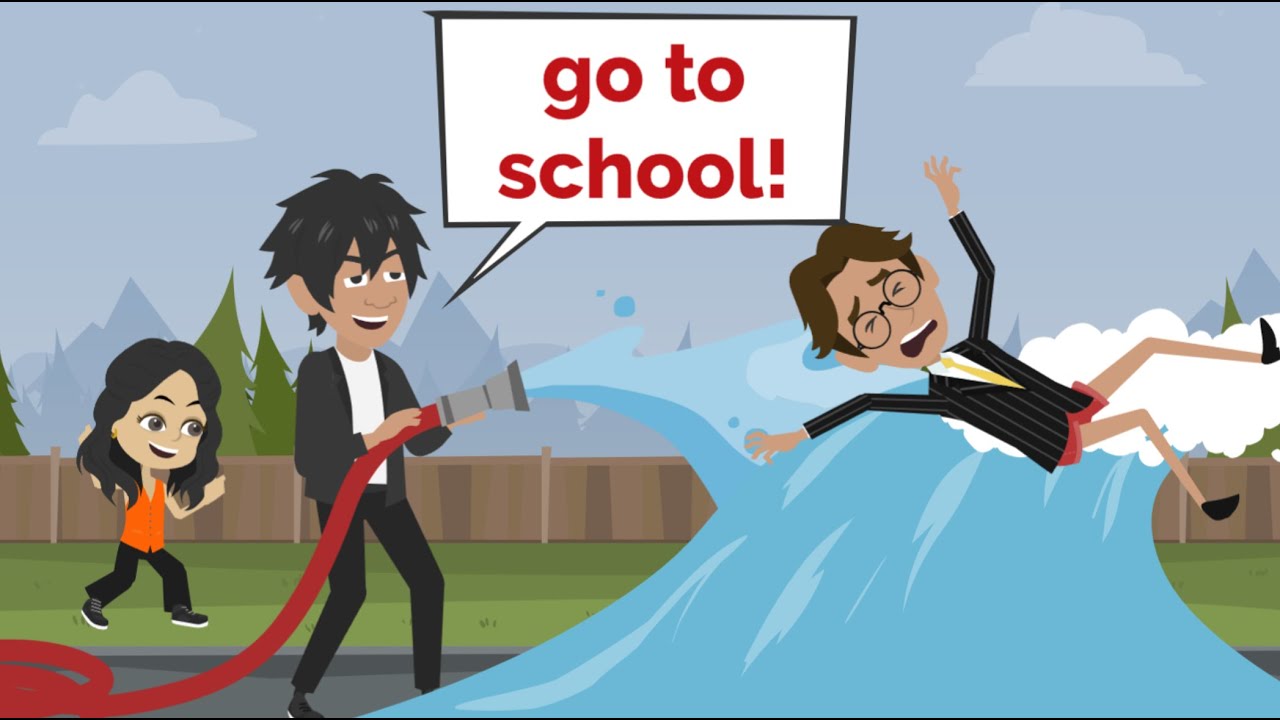 Mr. Nash returns to school... | Funny English conversation practice ...